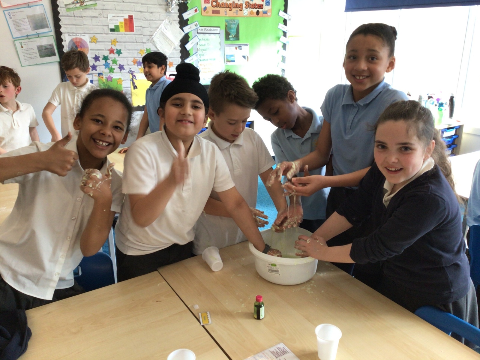 Three Bridges Primary School - Discovering Oobleck